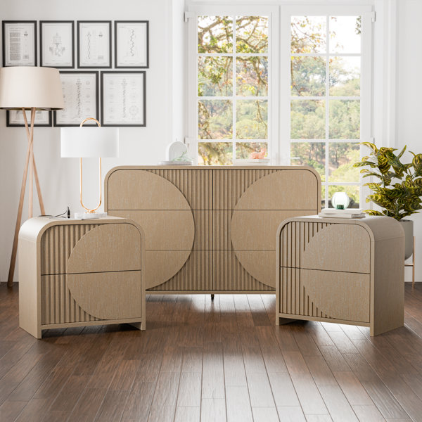 EnitialLab Makel 3-Piece Bedroom Set - Wayfair Canada